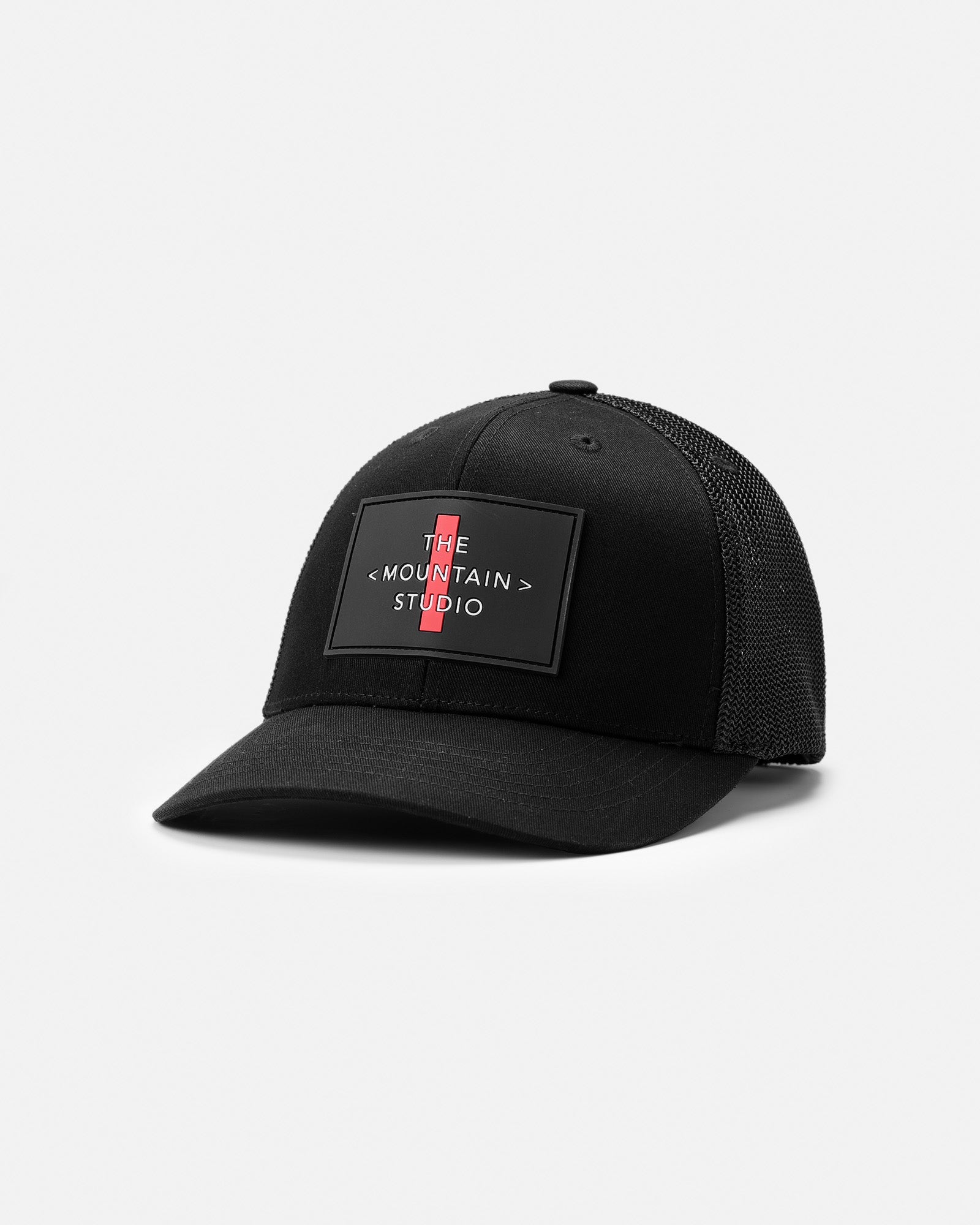 C-7 Mesh Cross Logo Cap Black Onyx – The Mountain Studio